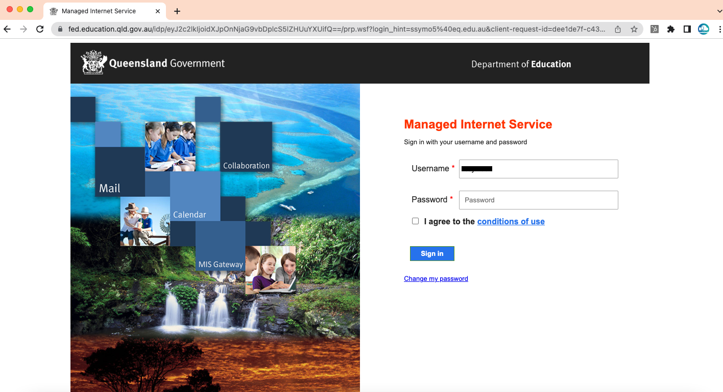 How do I login to ReadCloud using a web browser? (DoE QLD)
